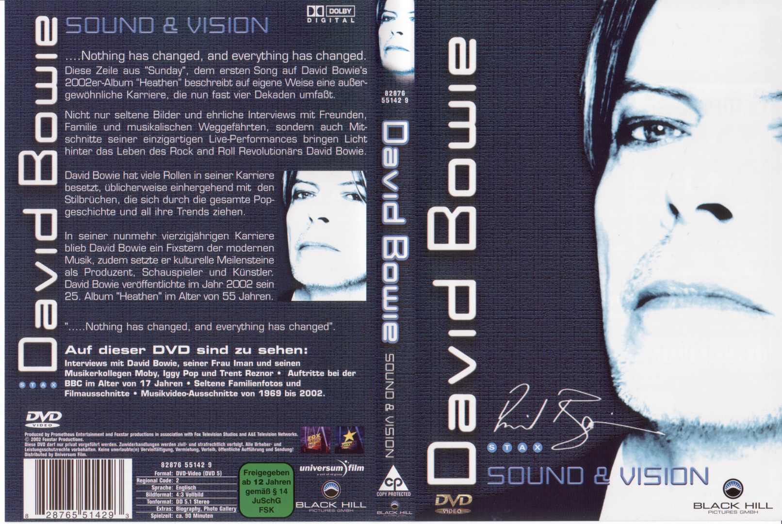 David Bowie Sound And Vision : Front | DVD Covers | Cover Century ...